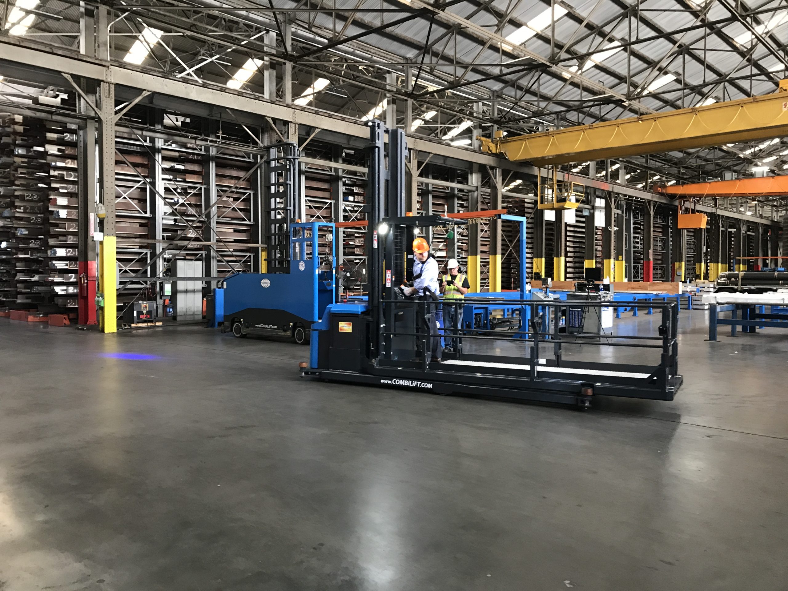 COMBI-OP Pedestrian Stacker - The Perfect Picking Platform - Combilift