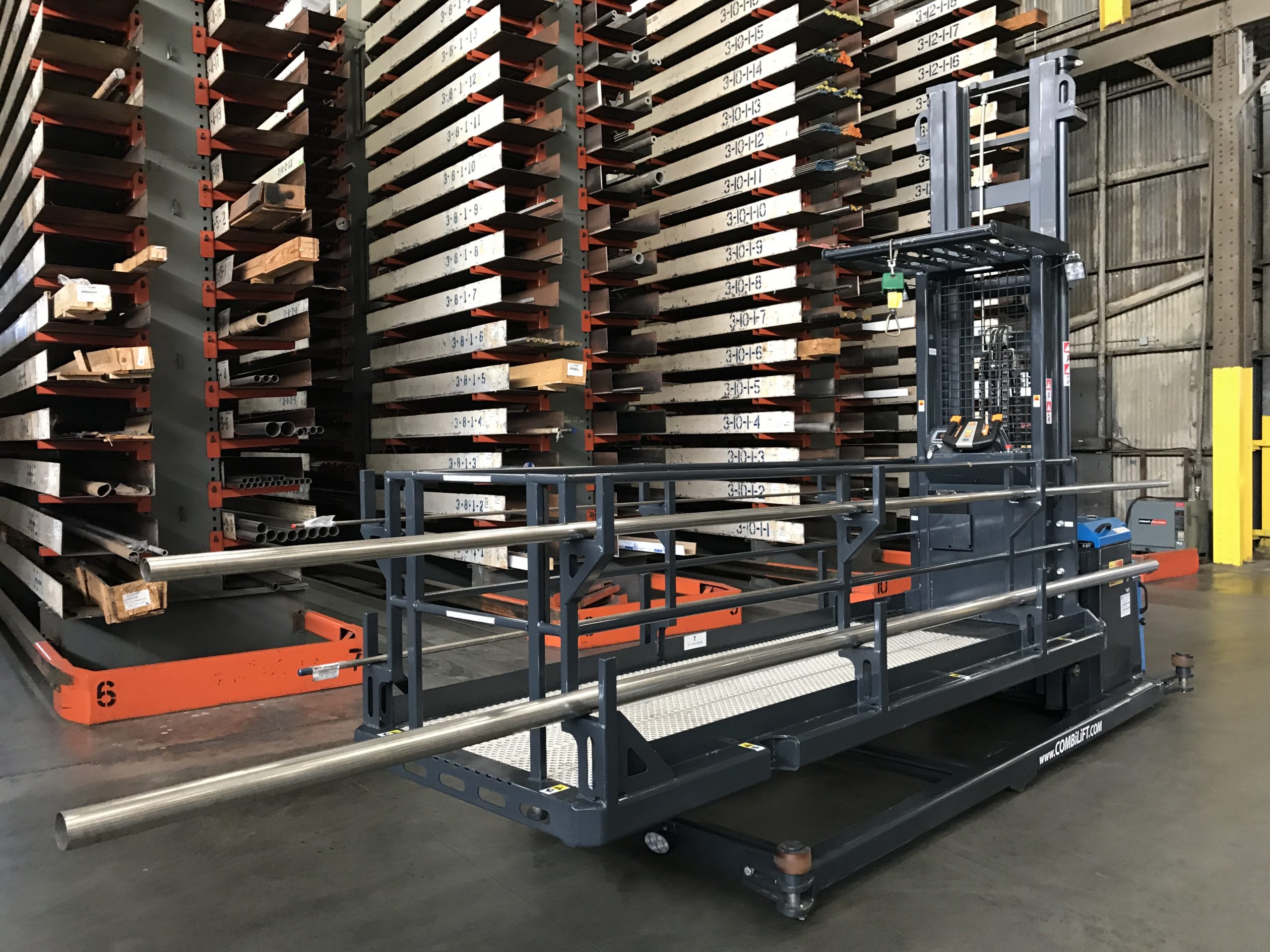 COMBI-OP Pedestrian Stacker - The Perfect Picking Platform - Combilift