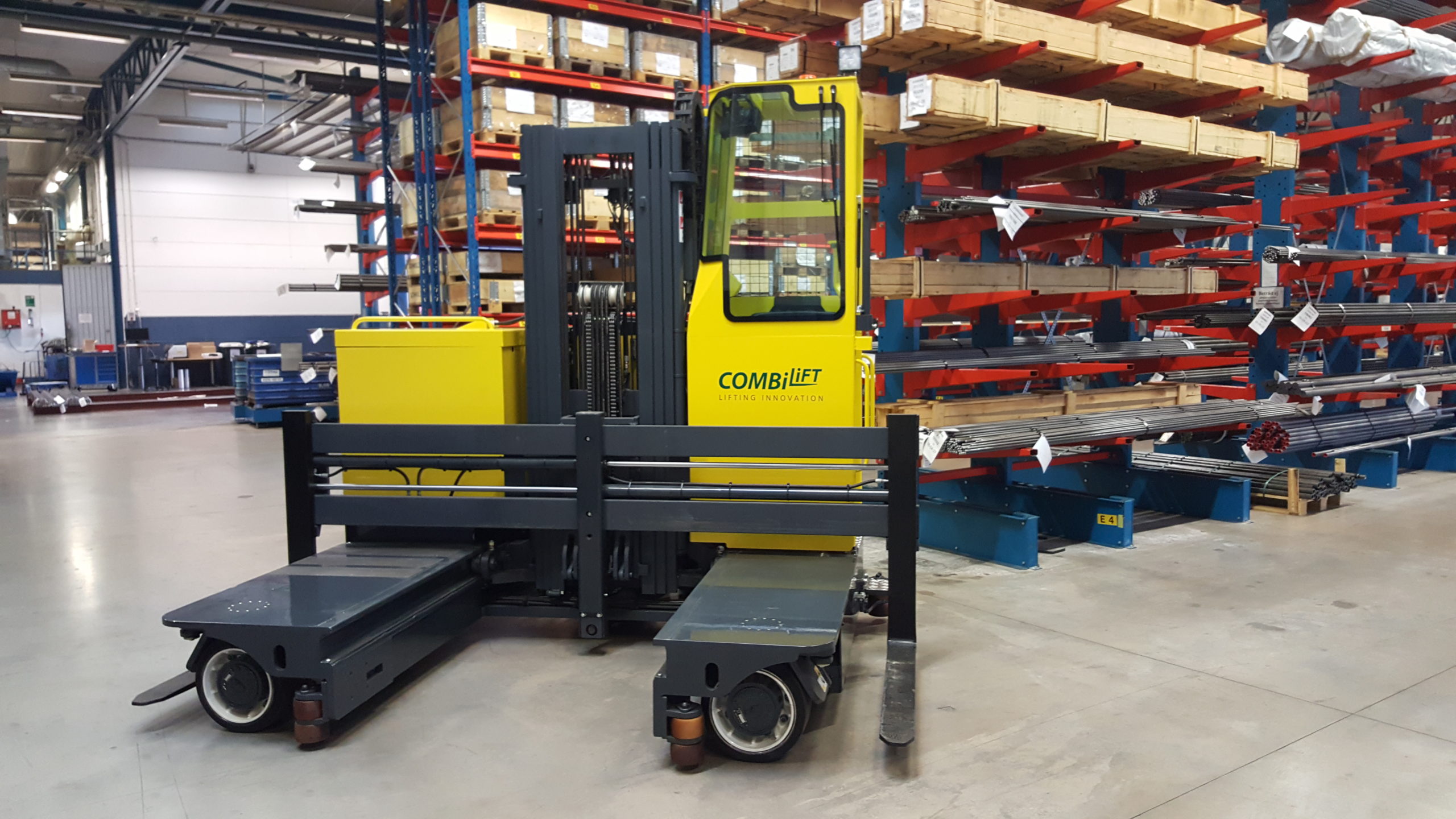 COMBI-STE Multi Directional Electric Stand on Forklift - Combilift